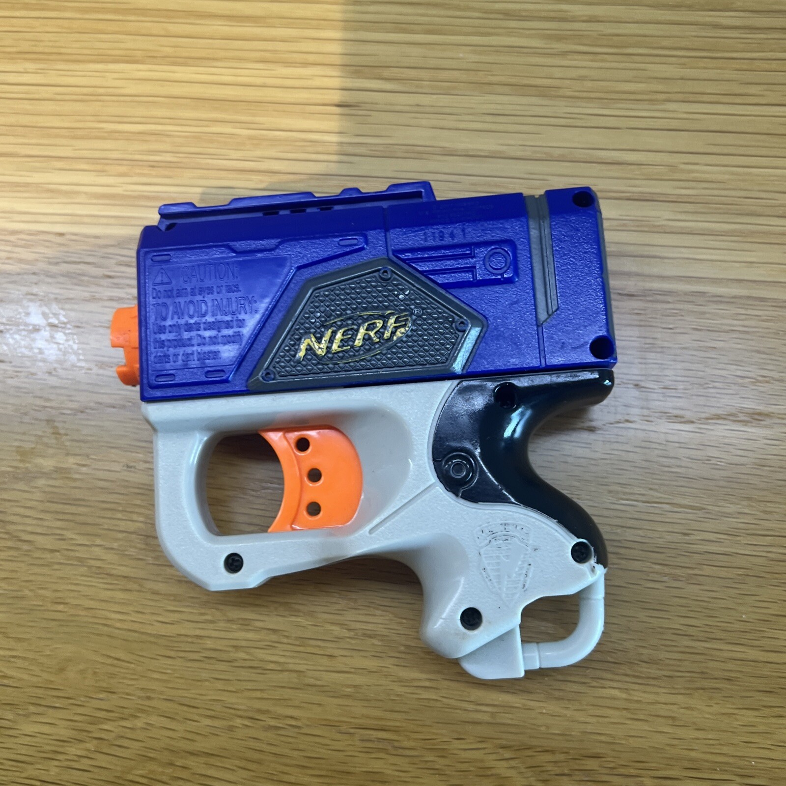 2007 Hasbro Nerf Reflex IX-1 Single Shot N-Strike Dart Blaster Gun Blue ...