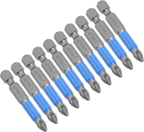 10 Pcs Magnetic Phillips Screwdriver Bits Set 2 Inch Long anti Slip ...