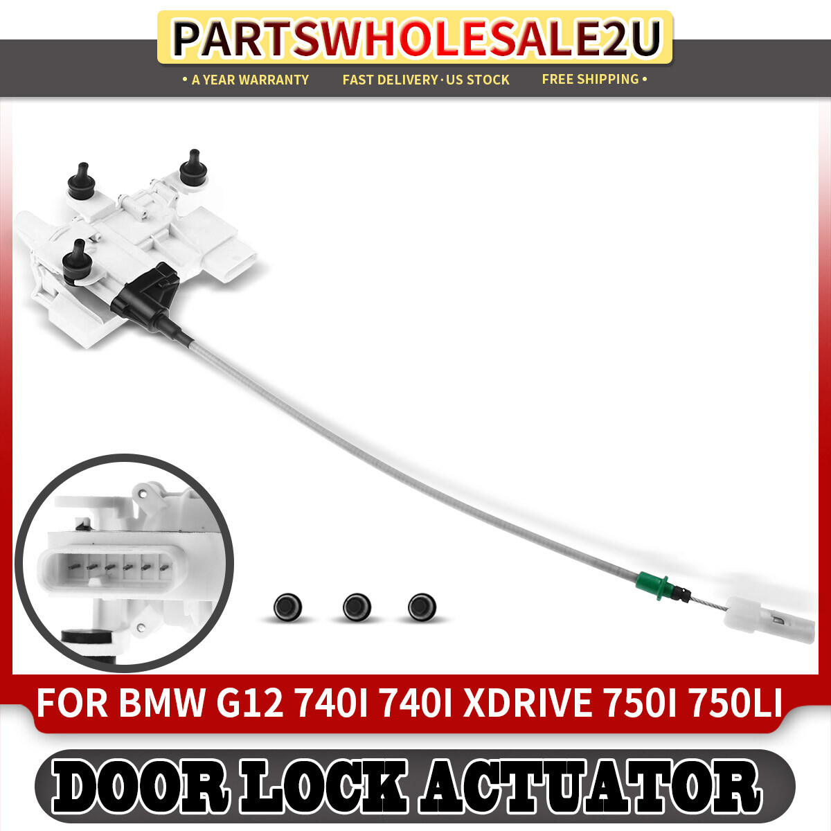 Rear Right Door Lock Actuator for BMW G12 740i 740e 750i 750Li xDrive ...