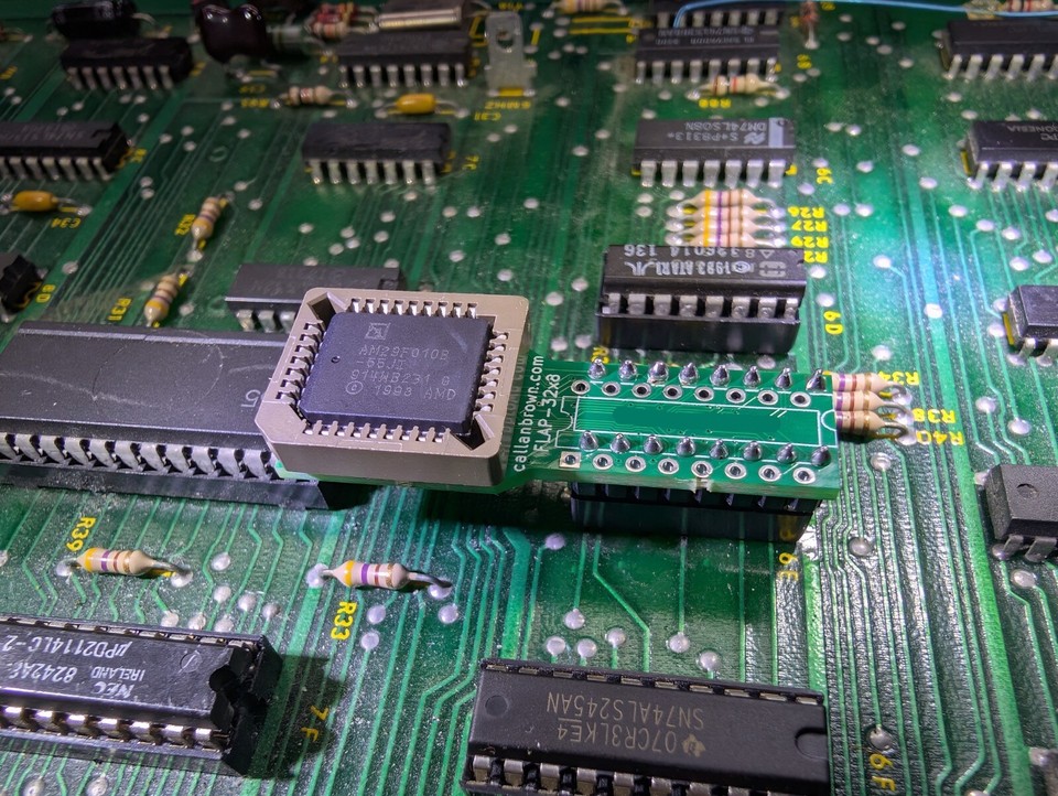 32x8 BiPolar PROM Adapter with Flash memory 82S23 82S123 | eBay