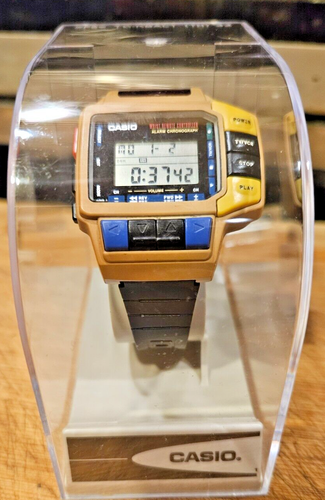 White Casio CMD-10 Module 1028 Rare Vintage Remote Control Watch w Box ...