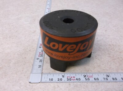 LOVEJOY, L-100, COUPLING, 1/2" BORE, NO KEYWAY, SET SCREW, F0733 | eBay