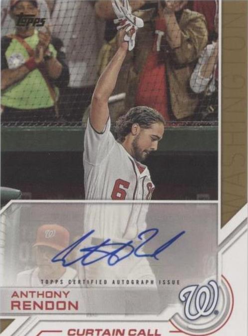 2017 Topps - Topps Salute Autographs Series 2 Curtain Call Anthony ...