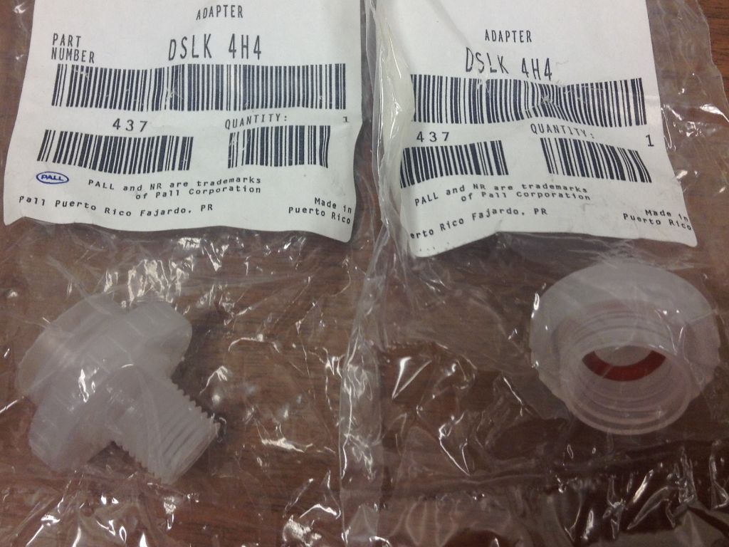 PALL - Part#DSLK 4H4 - Adapter - Lot of 2 - NEW | eBay
