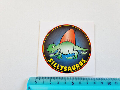 Adhésif SillySaurus Sticker Autocollant Vintage Années 80 Original | eBay