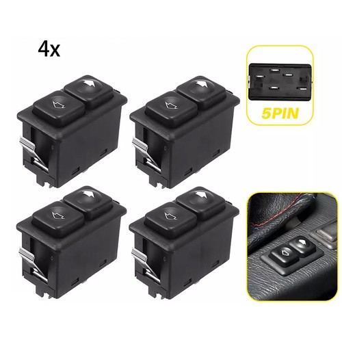 4Pcs Illuminated Power Window Switch For BMW E23 E24 E28 E30 ...