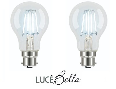 Luce Bella 4W LED A60 Light Globes Bulbs Cool White 4000K B22 Bayonet ...