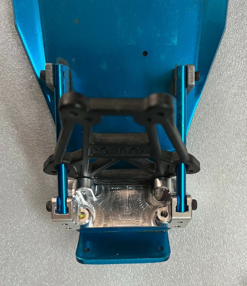 Dhawk CNC Aluminum Front Bulkhead Blue For Team Associated RC10GT RC10T | eBay