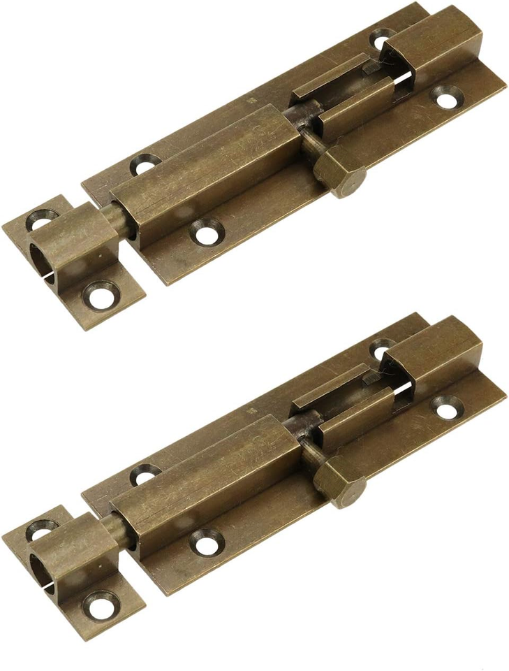 3 Inch Solid Cast Brass Barrel Bolt, Antique Brass Door Slide Latch Lock, Heavy | eBay