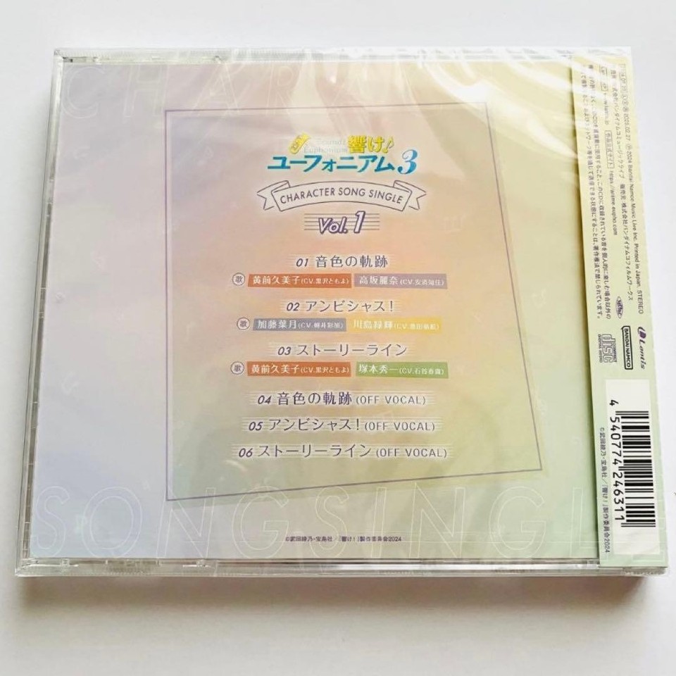 Sound! Euphonium CD Character Song Single Vol.1 | eBay
