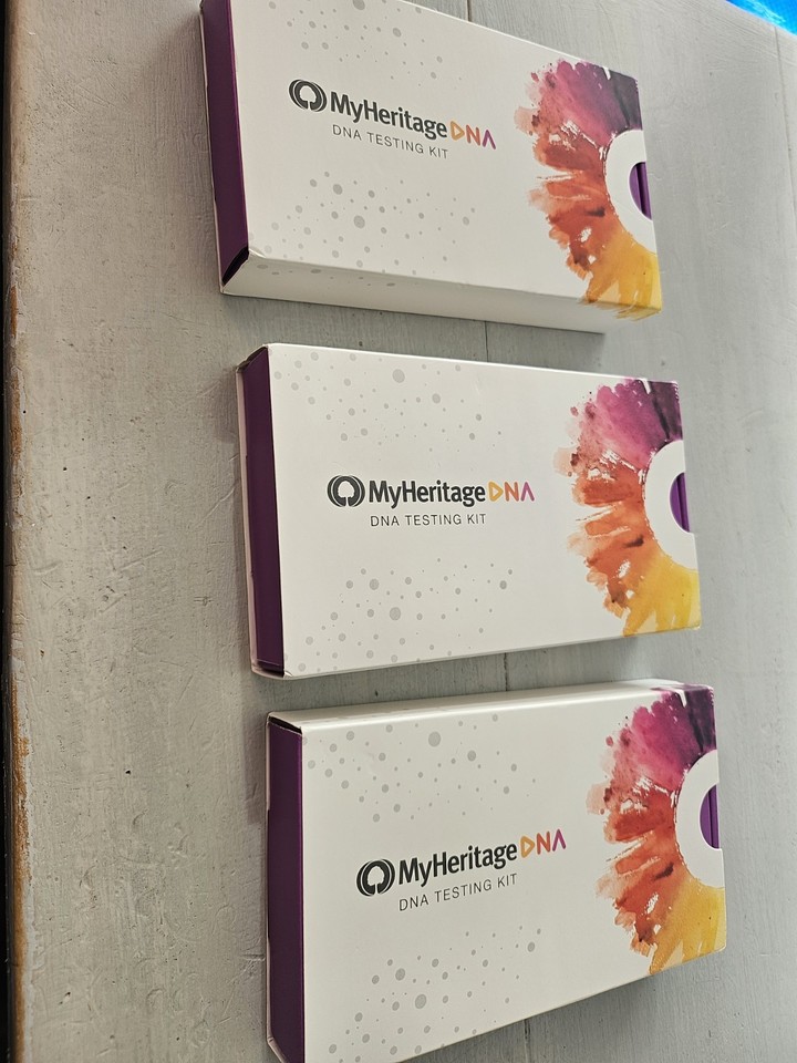 Bundle of 3 MyHeritage DNA Test Kits - Genetic Testing for Ancestry ...