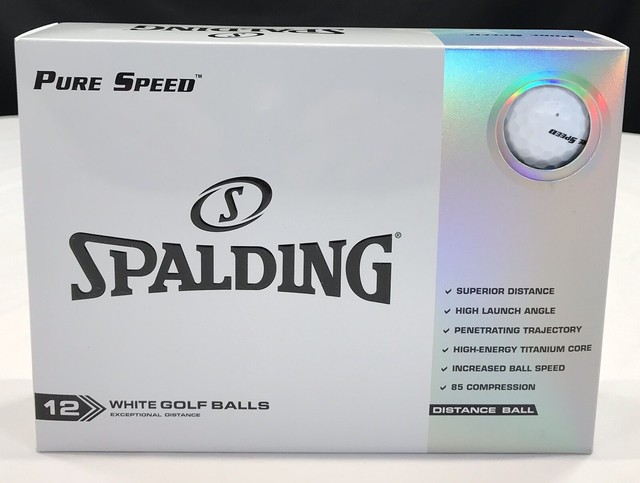 Spalding Pure Speed 85 Compression Golf Balls White 12pk for sale ...