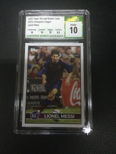 2020 TOPPS NOW UEFA Lionel Messi RC The LOST Rookie Cards CSG 10 ...