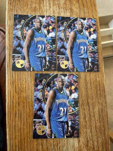 (3) 1997-98 Topps Members Only Kevin Garnett Minnesota Timberwolves #21 ...