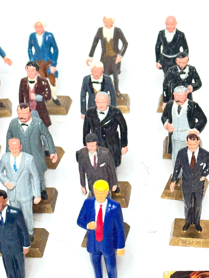 Vintage Marx Presidents Lot of 45 Plastic Miniature Figures Washington ...