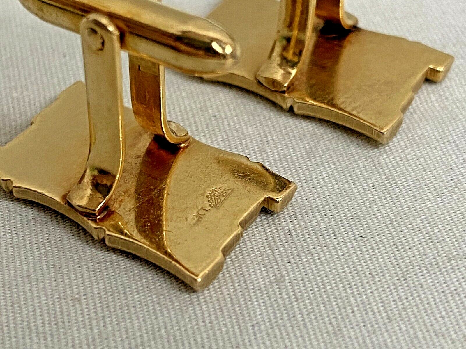 Vintage Dolan Bullock 14k Yellow Gold Bamboo Cufflinks 13.4 Grams | eBay