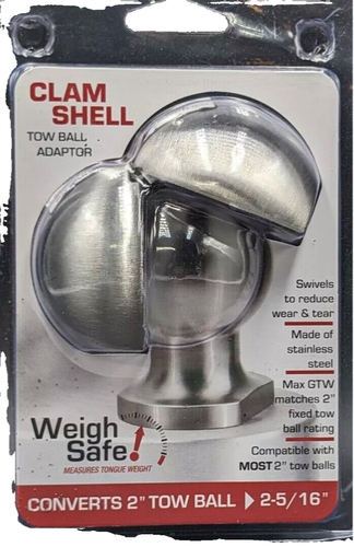 Cam Shell - tow ball adaptor - converts 2” to 2-5/16” | eBay