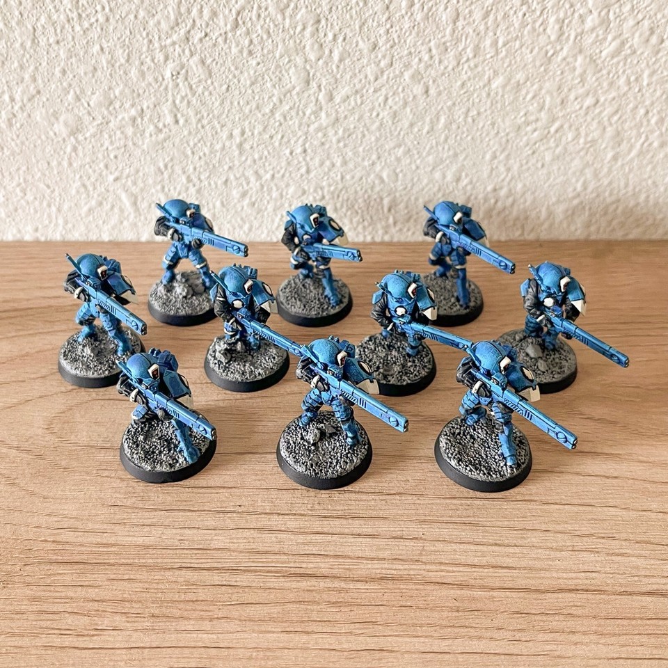 Warhammer 40k Tau Empire - Painted Bork'an Sept Army - BoxedUp (6000 ...
