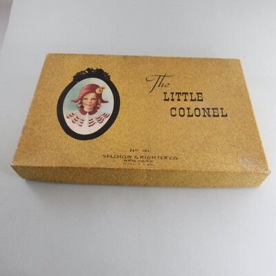 Antique Shirley Temple "The Little Colonel" Board Game Selchow ...