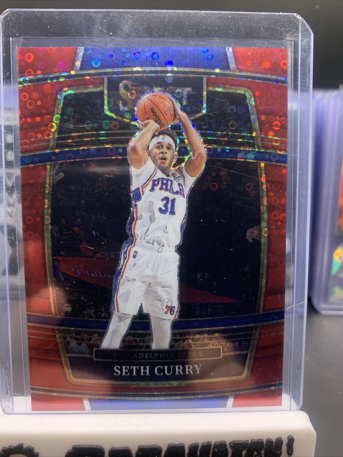 2021-22 Panini Select Seth Curry Red Concourse Disco Prizm /49! 🔥💎 | eBay