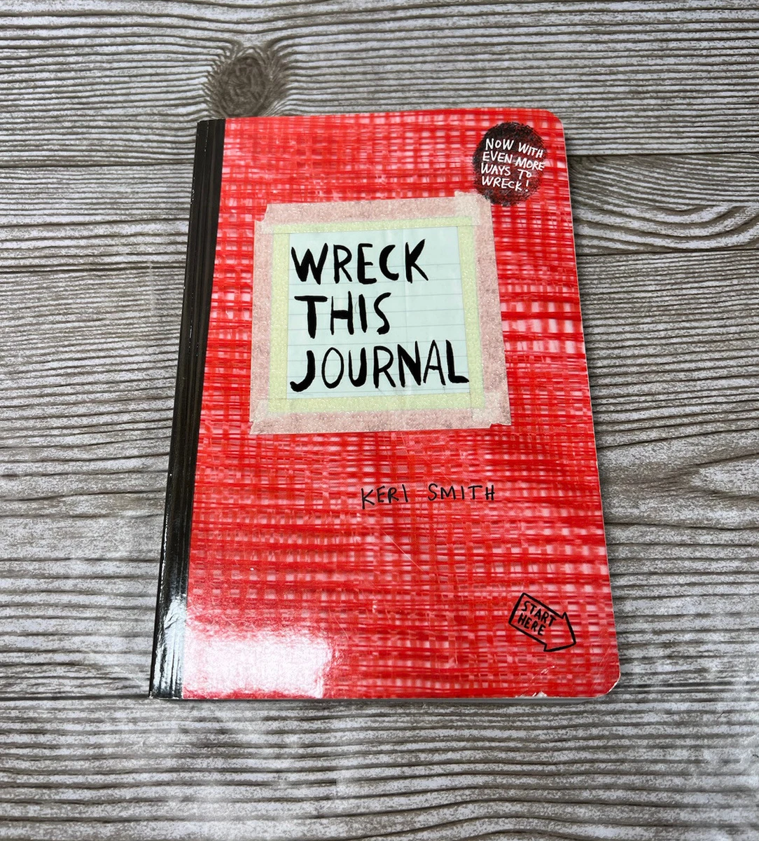 Wreck This Journal Warning Page