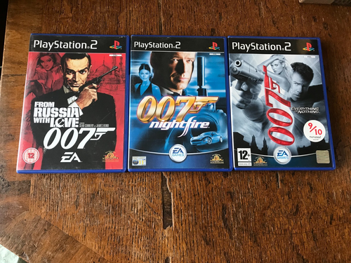 3 PS2 PlayStation 2 Bundle James Bond Russia With 007 Nightfire ...