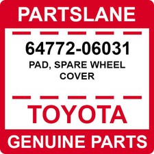 6477260010B1 Genuine Toyota Pad Spare Wheel Cover 64772-60010-b1 for ...