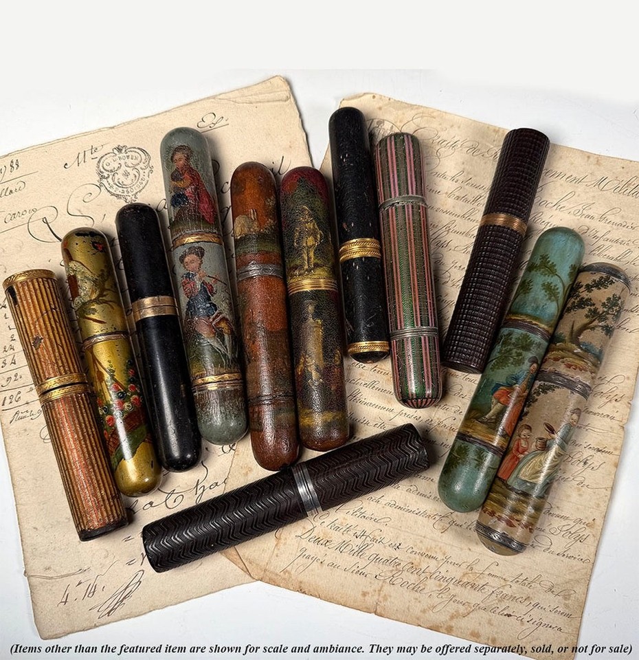 Antique French Billet Doux, Love Notes Etui via Courier c.1750, Marie ...