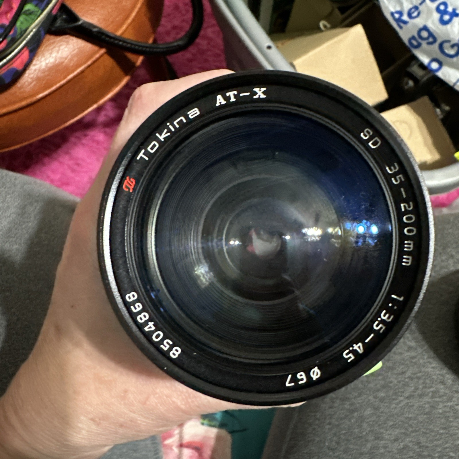 Tokina Camera AT-X 35-200mm 1:3.5-4.5 Zoom Lens for Nikon F Mount 35mm ...