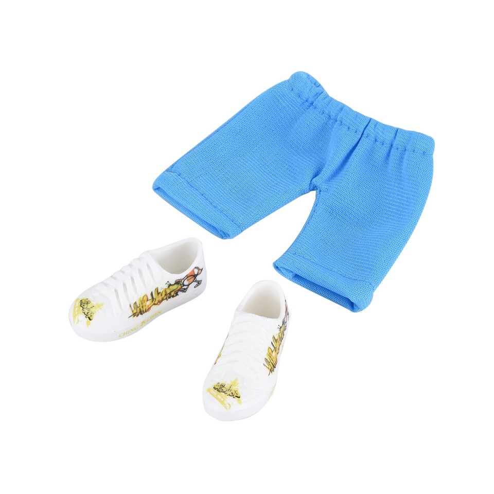 Kids Mini Black Finger Scooter Set with Pants and Shoes Interactive ...
