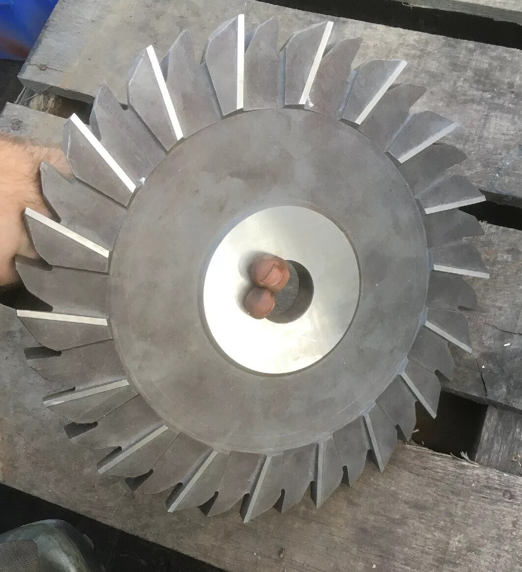 12 X 7/8 X 1-1/2" NIAGARA CUTTER Staggered Tooth Horizontal Milling ...