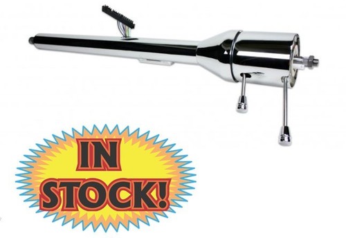 Ididit 1120550020 - 1955-56 Chevy Steering Column w/o Shifter - Chrome ...