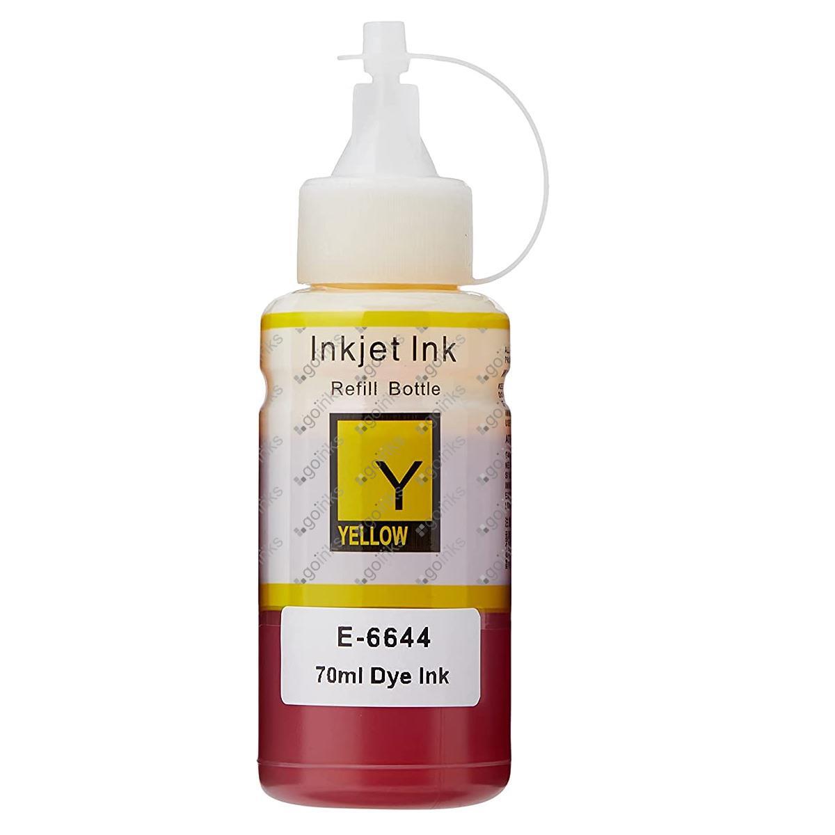 1 Bouteille d'encre Jaune pour Epson EcoTank ET-2650 L120 L320 L382 ...