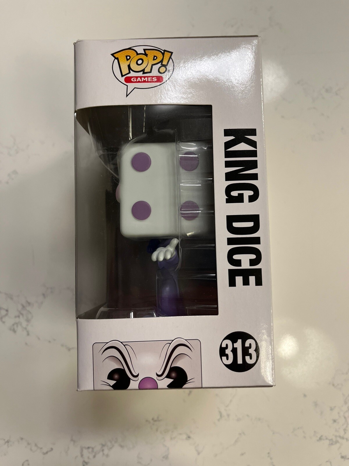 King Dice Cuphead Funko Pop Games 313 Purple Vinyl Figure Collectible ...