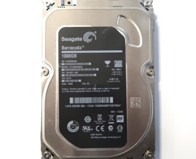 ST1000DM003 PN: 1CH162-042 (S1DB) FW:AP15 SU China 1.0TB 3.5" Sata HDD ...