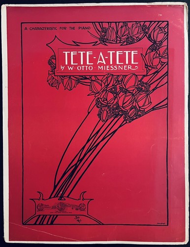 scarce PIANO SOLO sheet music TETE-A-TETE by W. Otto Miessner ~ 1903 | eBay