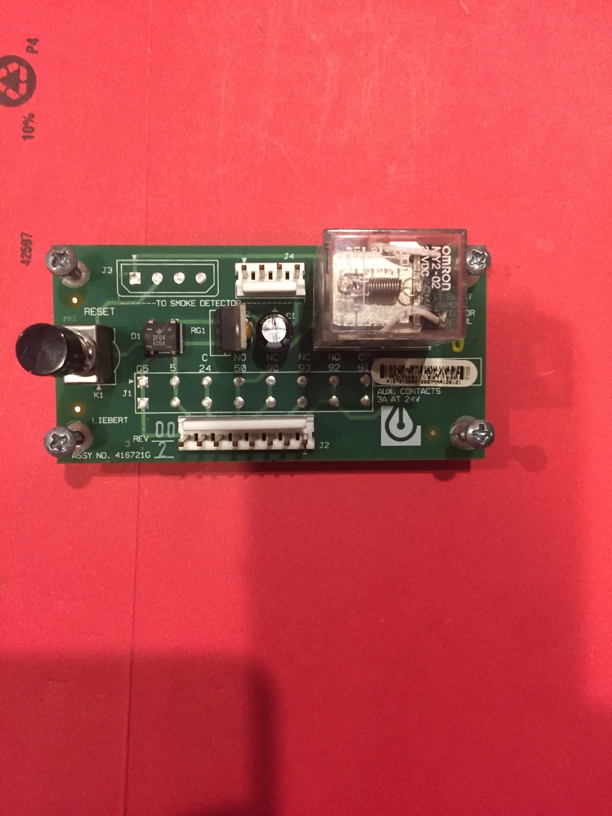 Liebert 416721G2 Rev 00 Smoke Detector Control 416722R1 for sale online ...