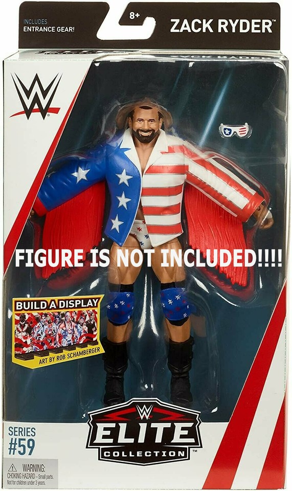 WWE Mattel Elite 59 ZACK RYDER USA JACKET Wrestling Figure Clothing ...