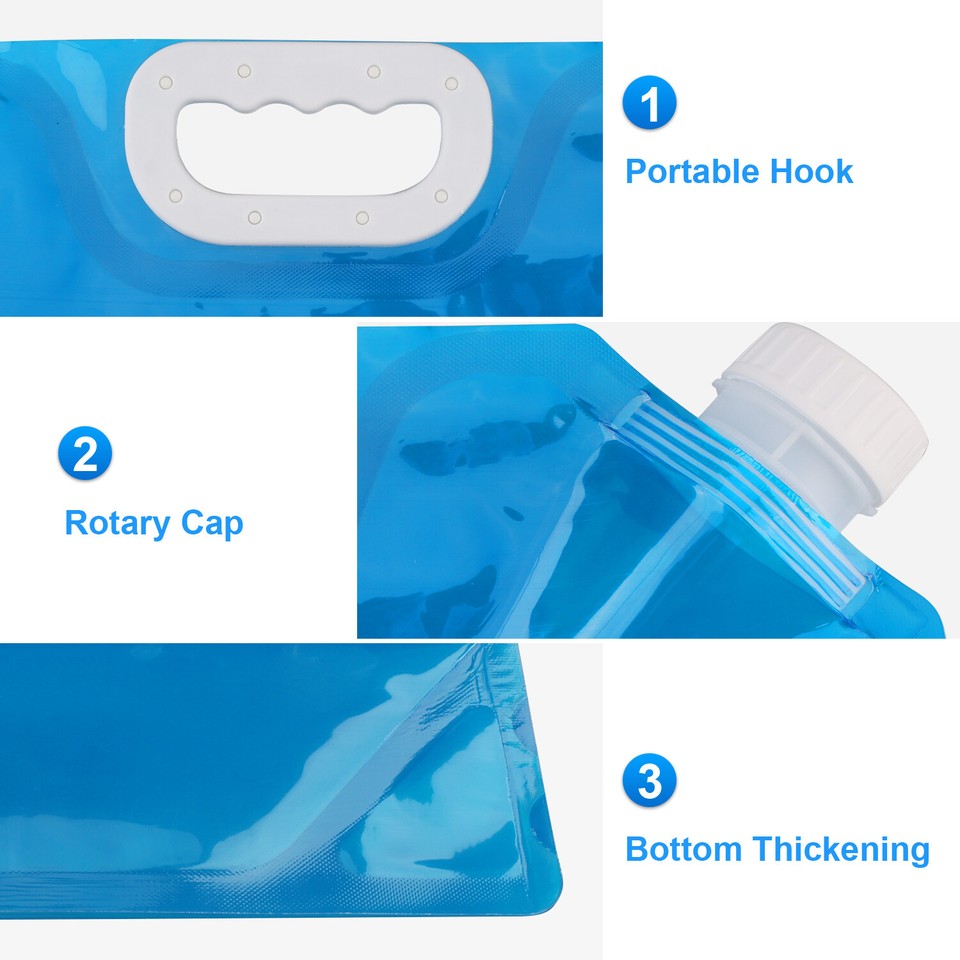 2-10L Water Bladder Bag Hydration System Backpack Survival Pack Camping ...