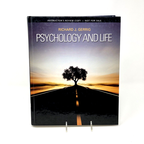 Psychology and Life INSTRUCTOR"S REVIEW COPY Hardcover by Richard J ...