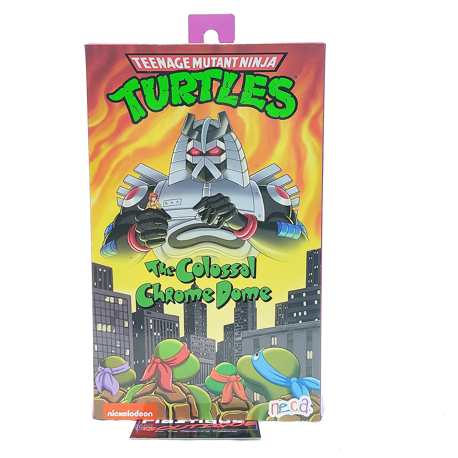 NECA TMNT Colossal Chrome Dome NEW SEALED TARGET EXCLUSIVE NINJA ...