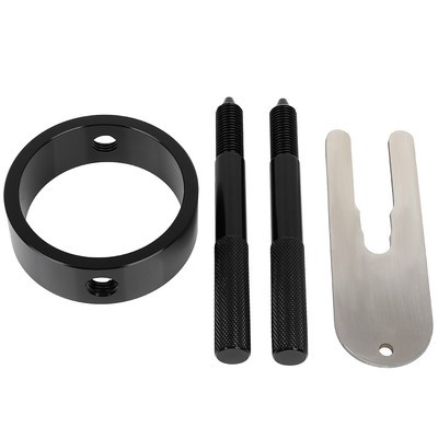 MOTORCYCLE FORK SPRING COMPRESSOR TOOL KIT WORKS WITH MOST UPSIDE D ...
