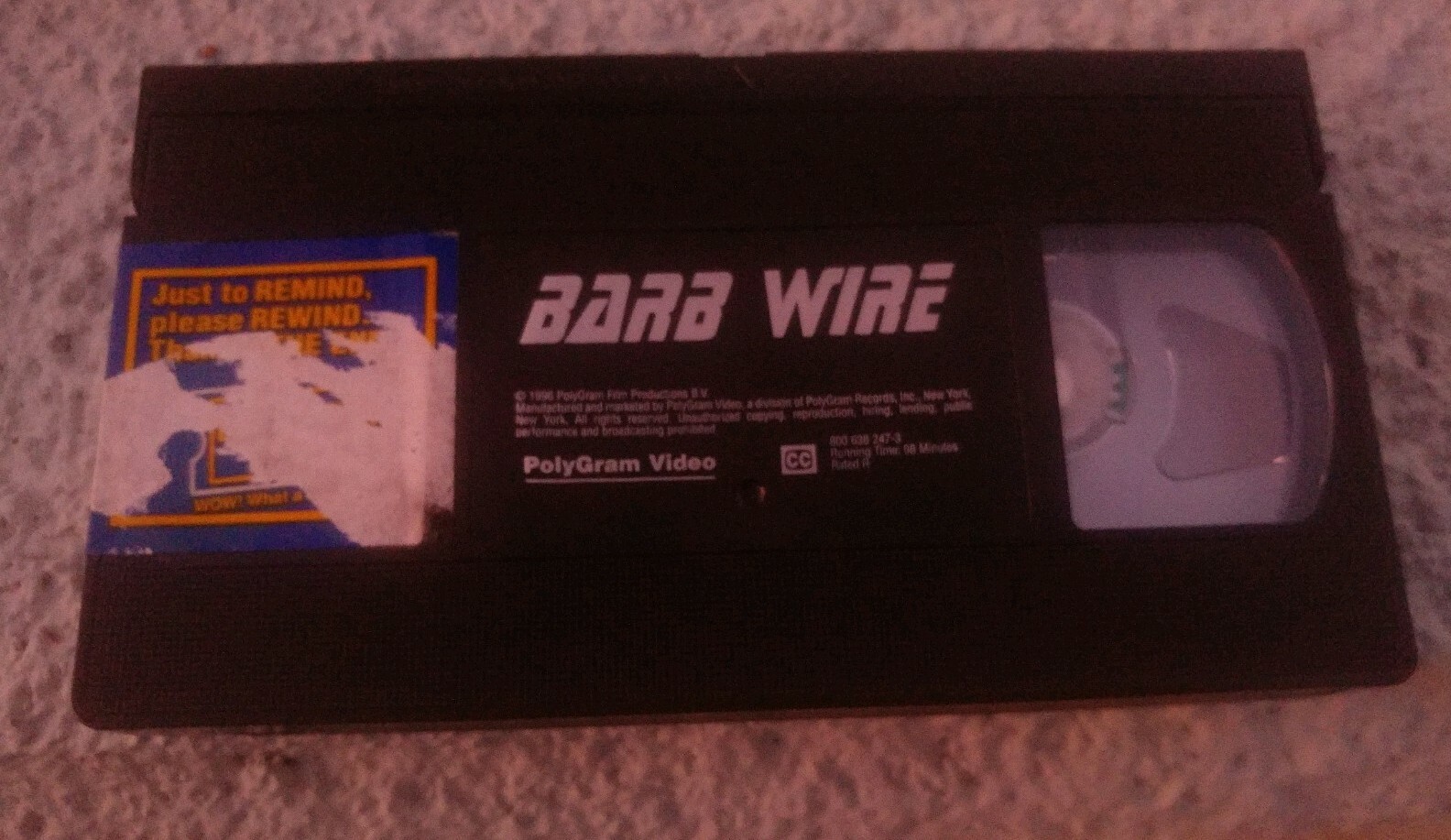 Barb Wire (VHS, 1996, R-Rated Version) 780063824736| eBay
