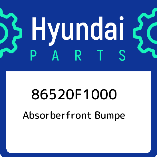 86520F1000 Genuine Hyundai / KIA Absorber-front Bumper Energy for sale ...