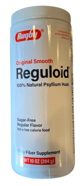 Rugby Reguloid Sugar Orange Smooth Daily Fiber Supplement 10oz for sale ...