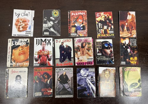 Vintage Lot of 17 Cassette Tape Inserts/Cover Art Hip Hop Rap Artwork ...