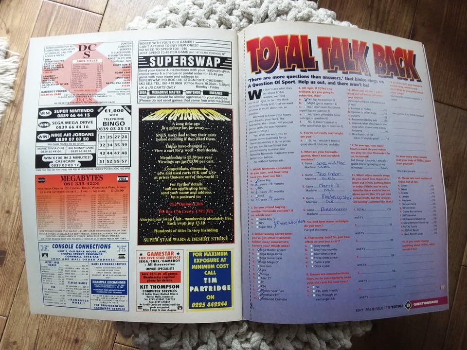 TOTAL! - Nintendo Magazine - Issue # 17 - May 1993 - NES - GAME BOY ...