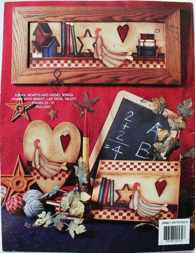 Kindred Hearts Viki Sherman Wood Holiday Tole Painting Pattern Book ...