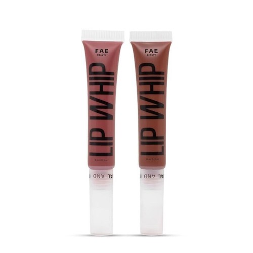 Fae Beauty Lip Whip 12H Matte Liquid Lipstick Combo Nude Berry Brown ...
