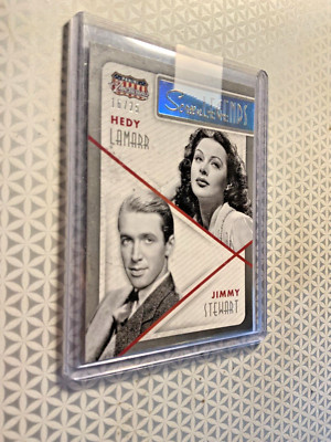 2015 Panini SCREEN LEGENDS JIMMY STEWART & HEDY LAMARR #3 16/25 AA50 | eBay